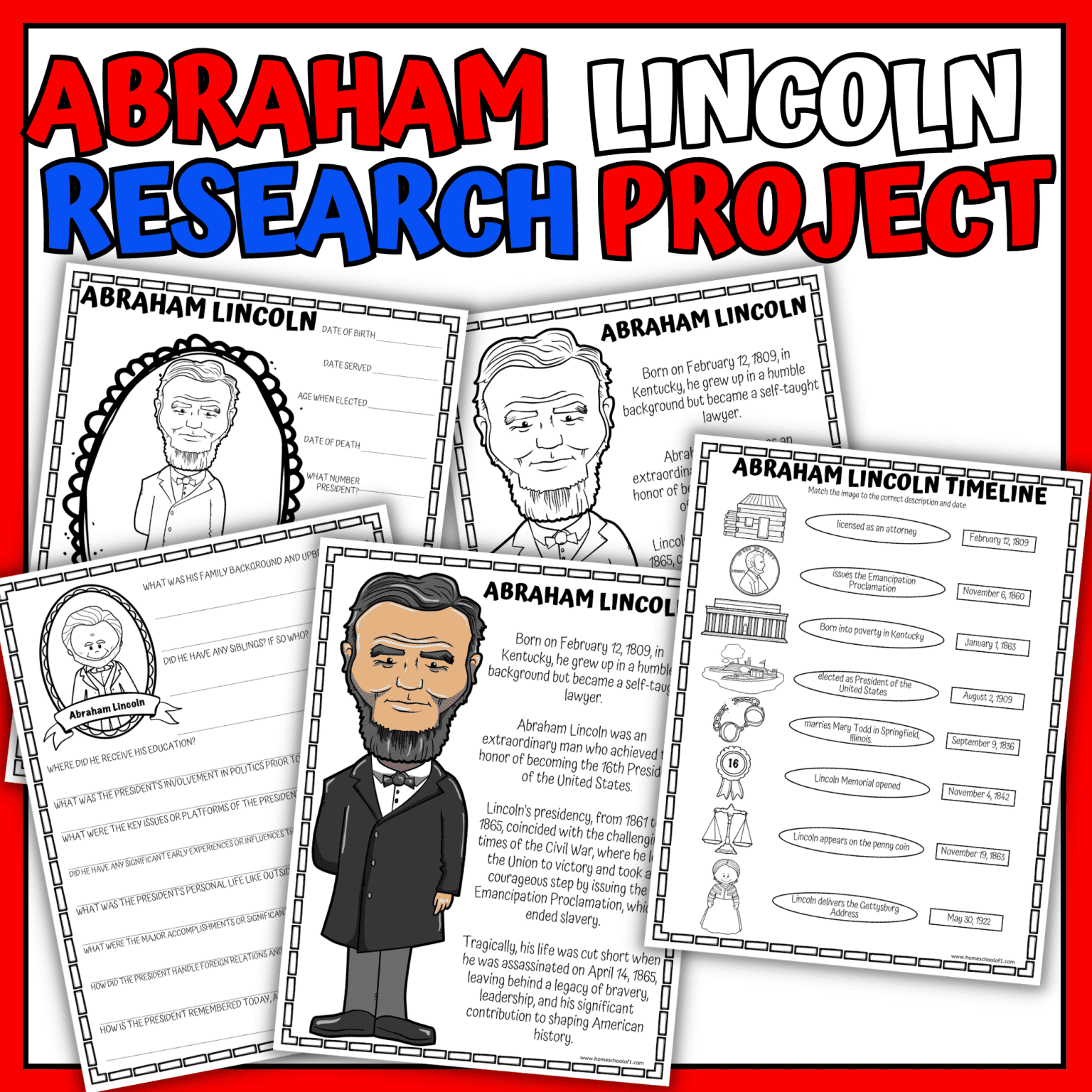 Abraham Lincoln Unit Study