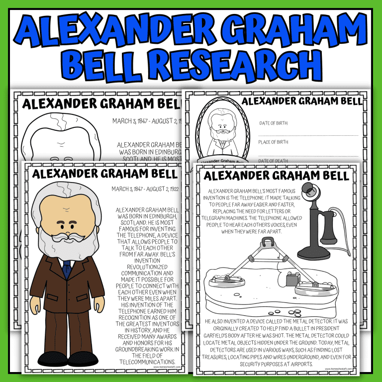 Alexander Graham Bell Worksheets