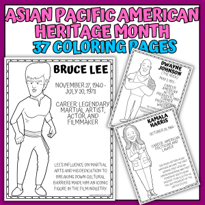 AAPI Coloring Pages (Asian American Heritage Month Printables)