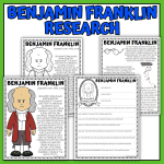 Benjamin Franklin Coloring Pages & Worksheets (Inventions for Kids)