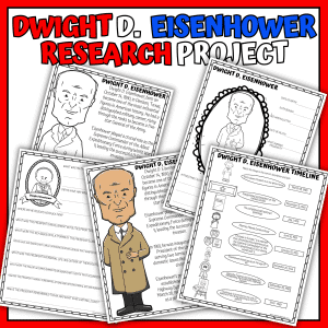Dwight D Eisenhower Worksheets – Printable Unit Study for Kids