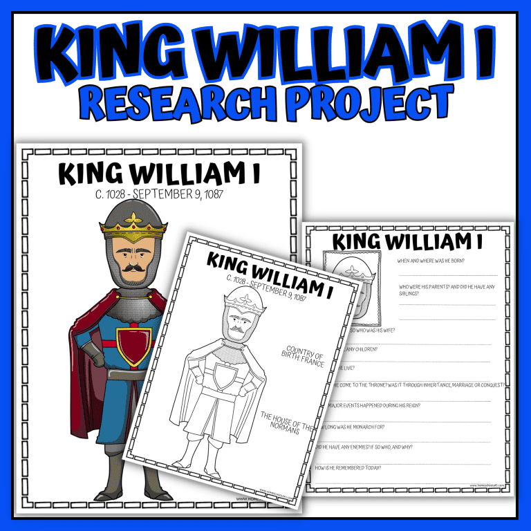 King William I Unit Study