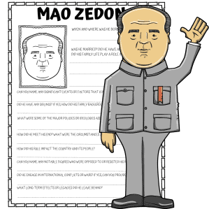 Mao Zedong Worksheets and Research Project