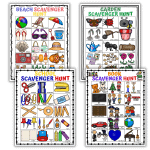 Summer Scavenger Hunt Printable Bundle