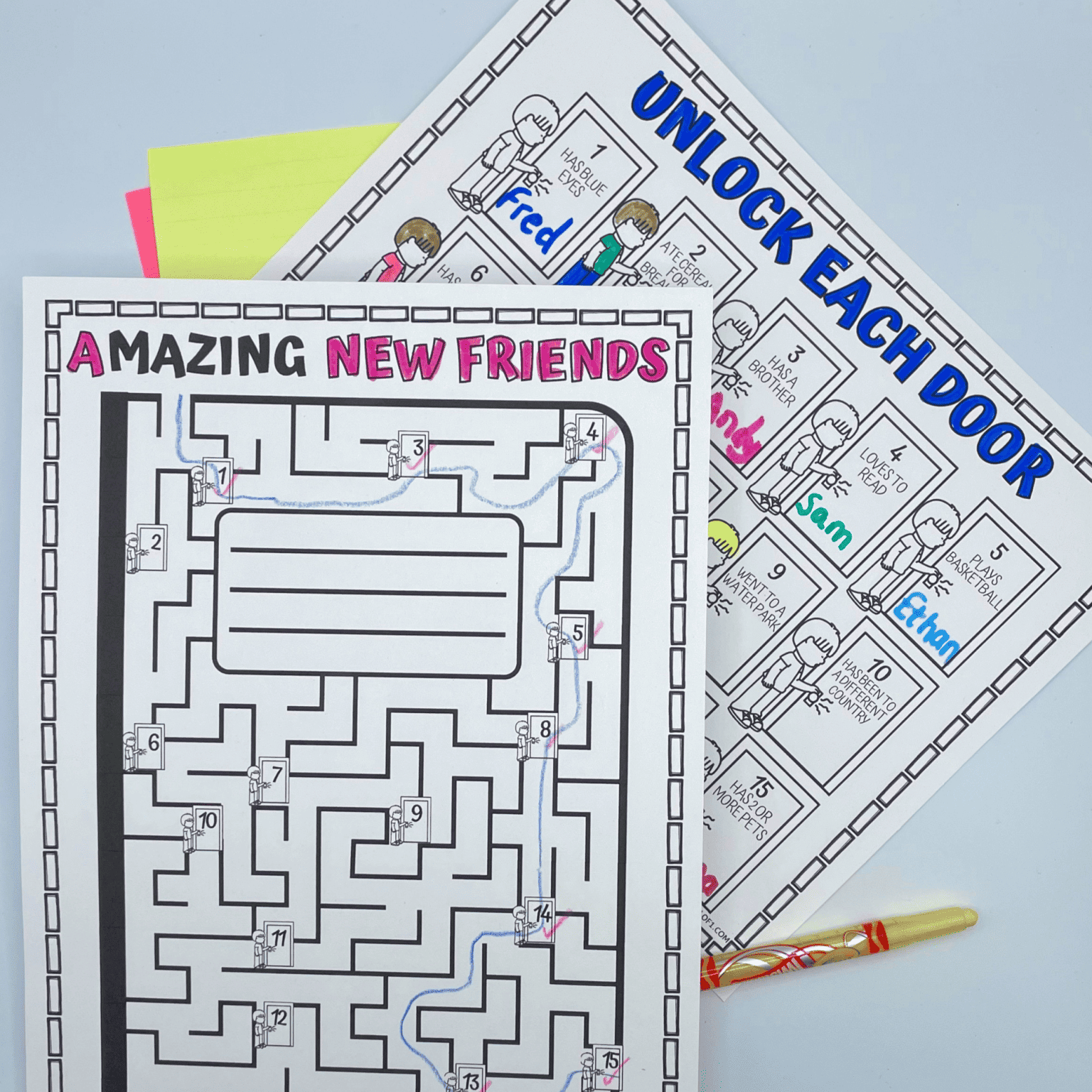 First Day of School Activities Bundle