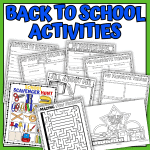 First Day of School Activities Bundle