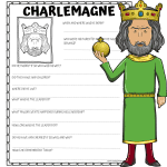 Charlemagne Worksheets and Research Project