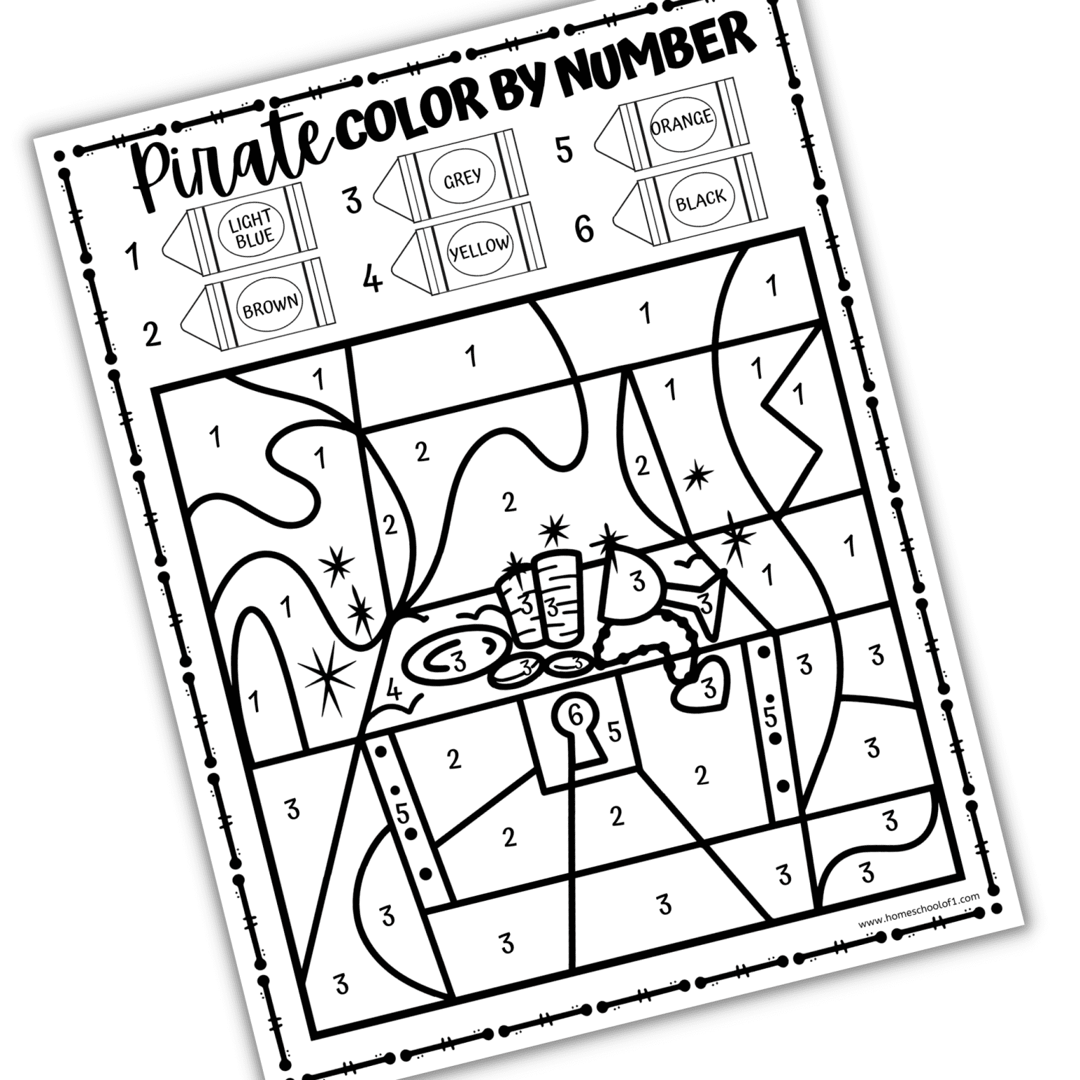 Color by Number Worksheets Bundle – 316 Printable Pages for Kids