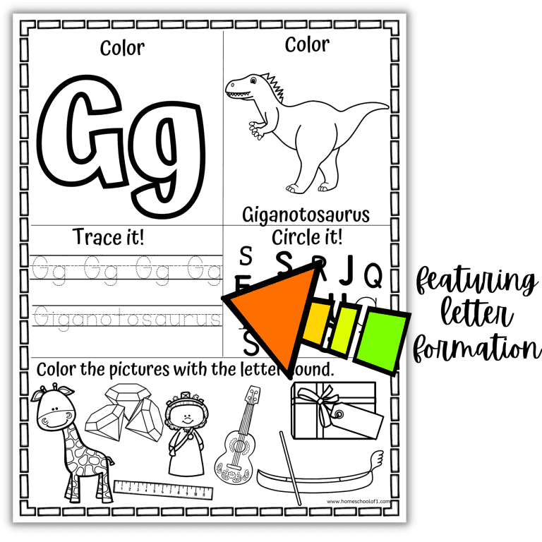 Dinosaur Alphabet Worksheets