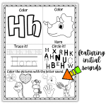Dinosaur Alphabet Worksheets