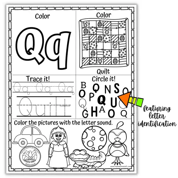 Easter Alphabet Worksheets for Preschool & Kindergarten