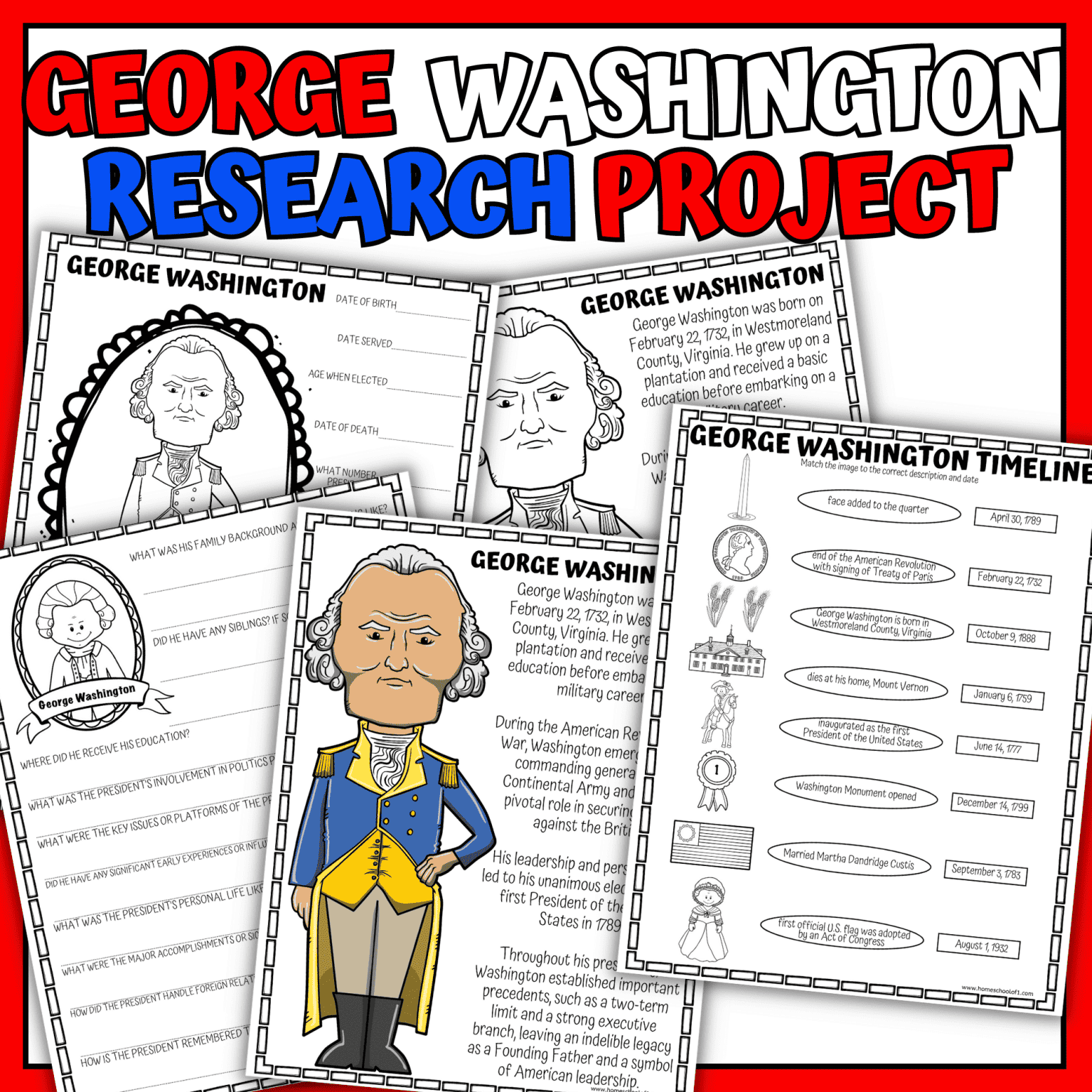 George Washington Unit Study