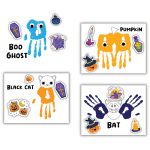 Halloween Handprint Templates – Spooky Craft Fun for Kids
