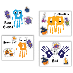 Halloween Handprint Templates – Spooky Craft Fun for Kids