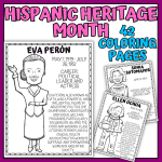 Hispanic Heritage Month Coloring Pages (Worksheets for Kids)