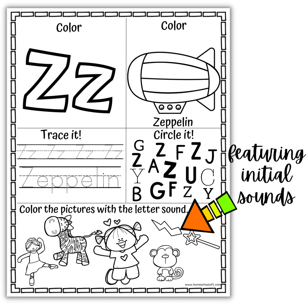 Transport Alphabet Letter Worksheets