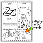 Transport Alphabet Letter Worksheets