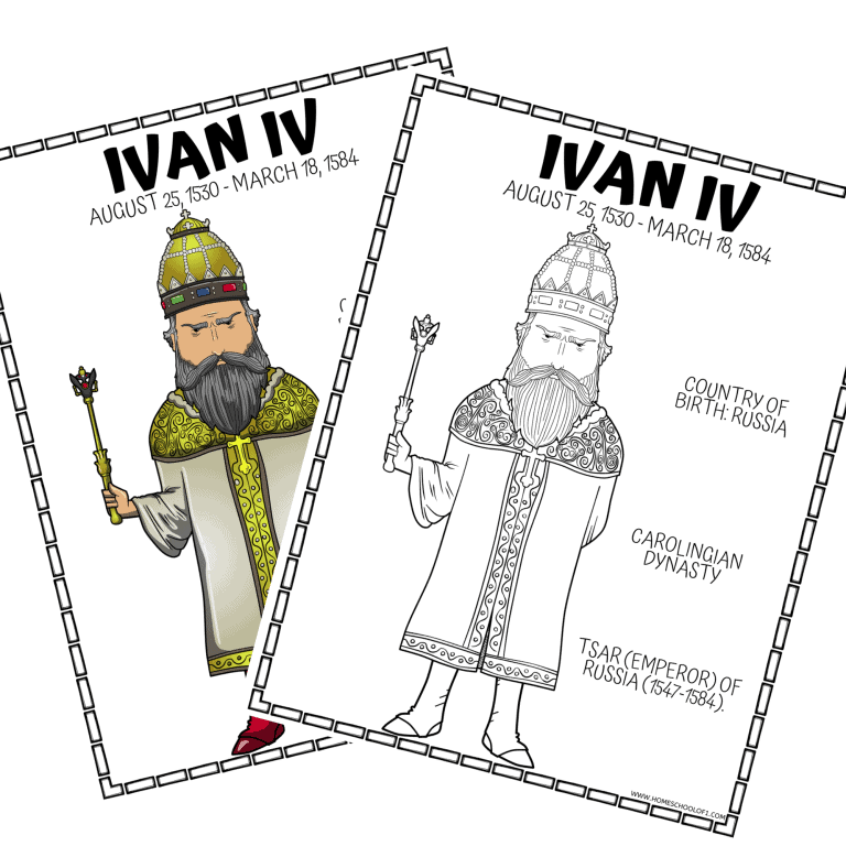 Ivan IV Worksheets and Research Project