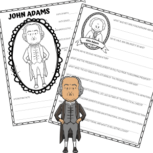 John Adams Worksheets – Printable Unit Study for Kids
