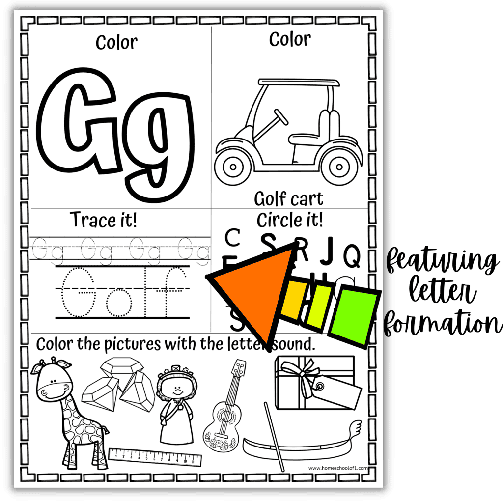 Transport Alphabet Letter Worksheets