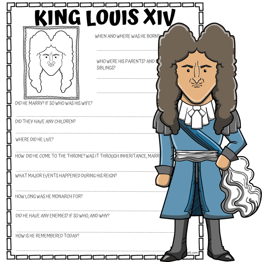 King Louis XIV Unit Study