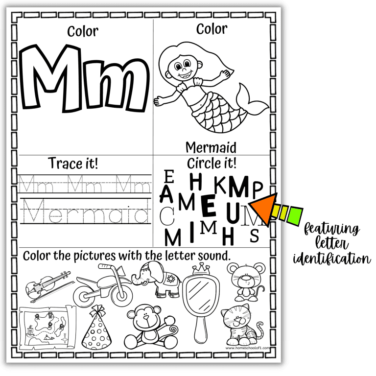Magical Kingdom Alphabet Worksheets