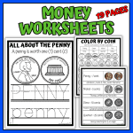Money Worksheets For Kindergarten: Learn to Count US Coins