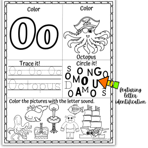 Pirate alphabet worksheets