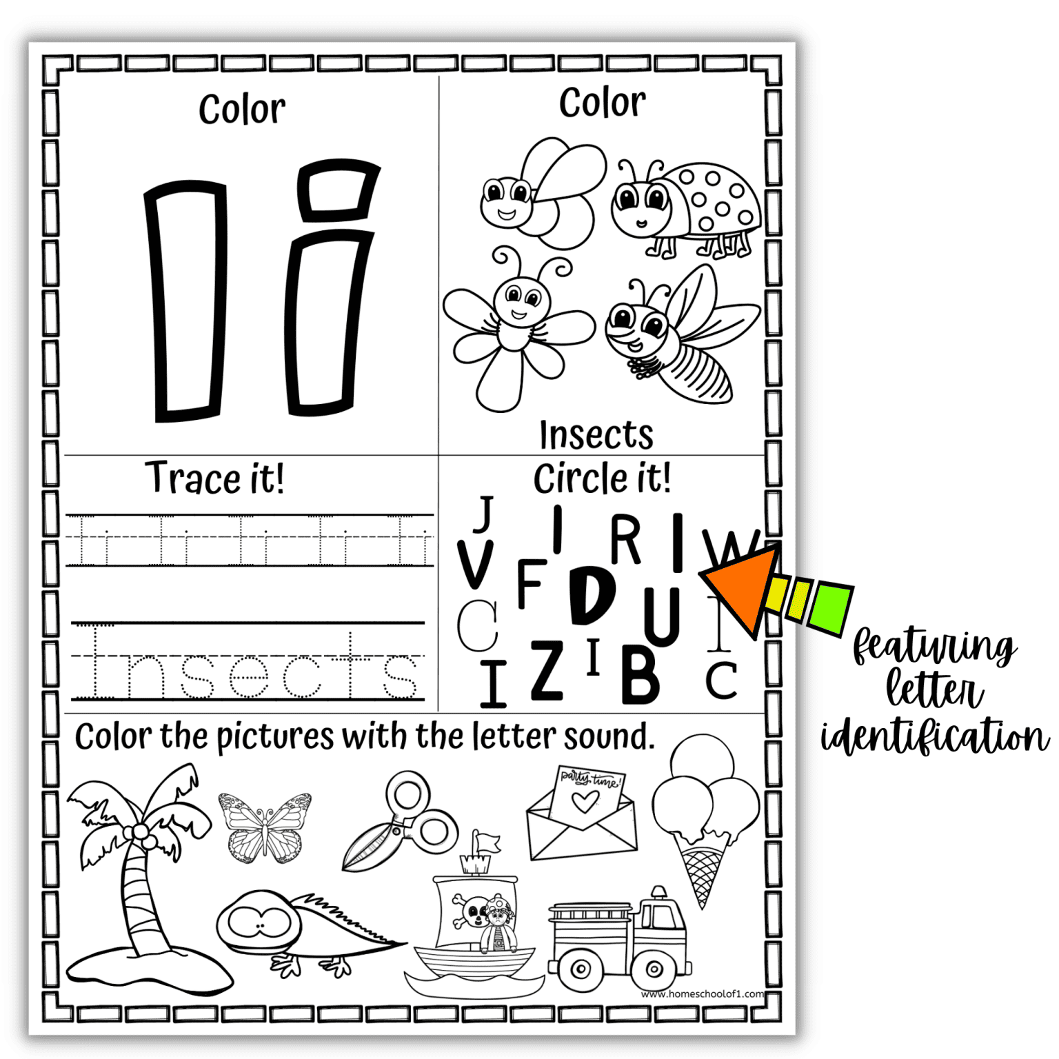 Pond Life Alphabet Worksheets