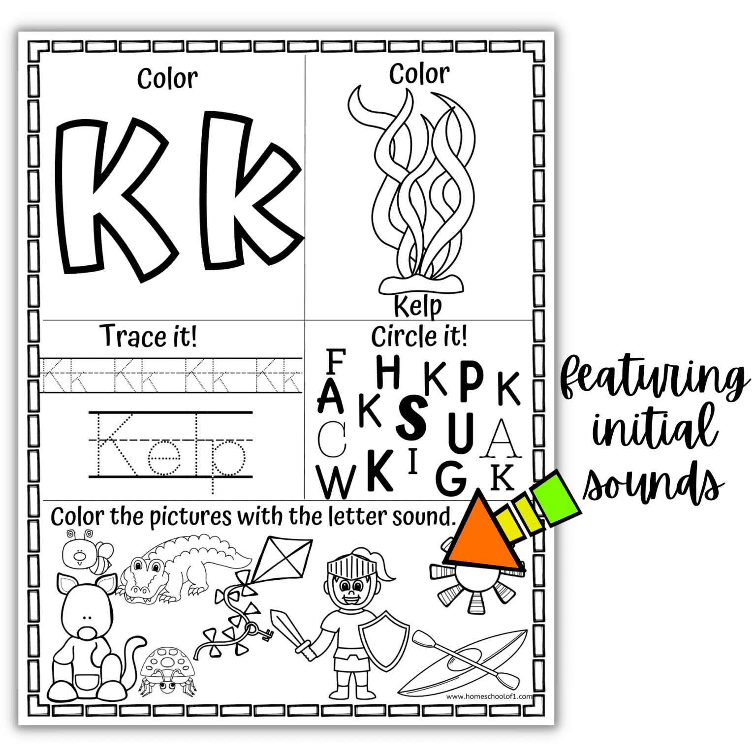 Pond Life Alphabet Worksheets