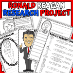 Ronald Reagan Worksheet Pack – Printable Activities for Kids