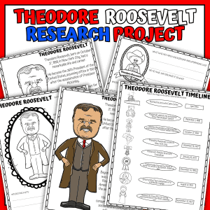 Theodore Roosevelt Timeline Worksheet and Printable Unit Study
