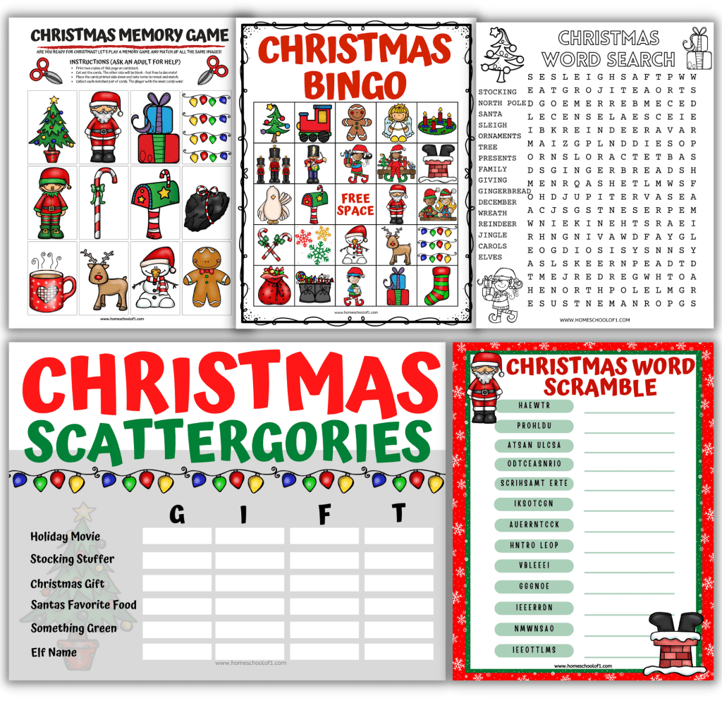 Fun Christmas Activities Bundle