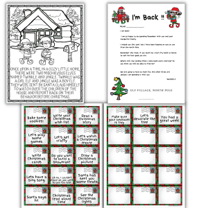 Elf on the Shelf Activity Kit – 47 Pages of Printable Holiday Fun