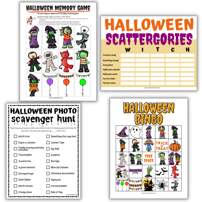 Halloween Activity Kit – Printable Games, Crafts & Worksheets