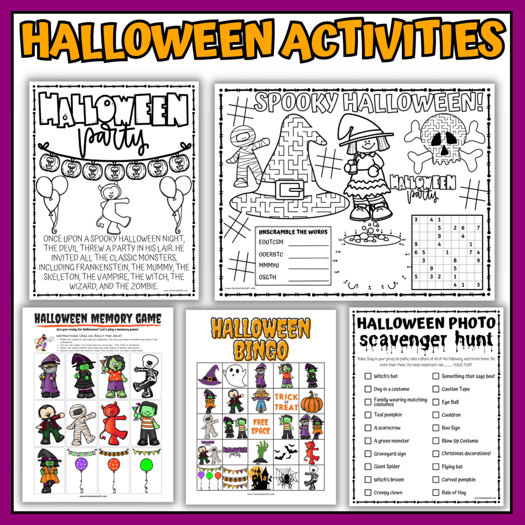 Halloween handprint bundle