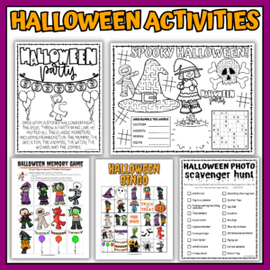 Halloween Activity Kit – Printable Games, Crafts & Worksheets