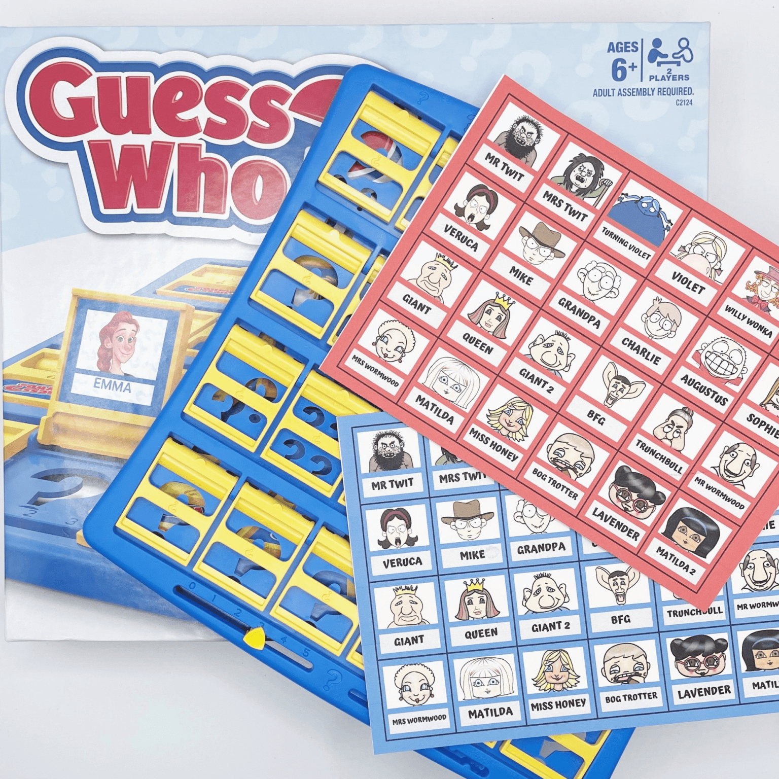 Roald Dahl Guess Who Printable Template