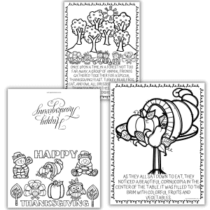 Thanksgiving Activity Kit – Printable Games, Crafts & Worksheets