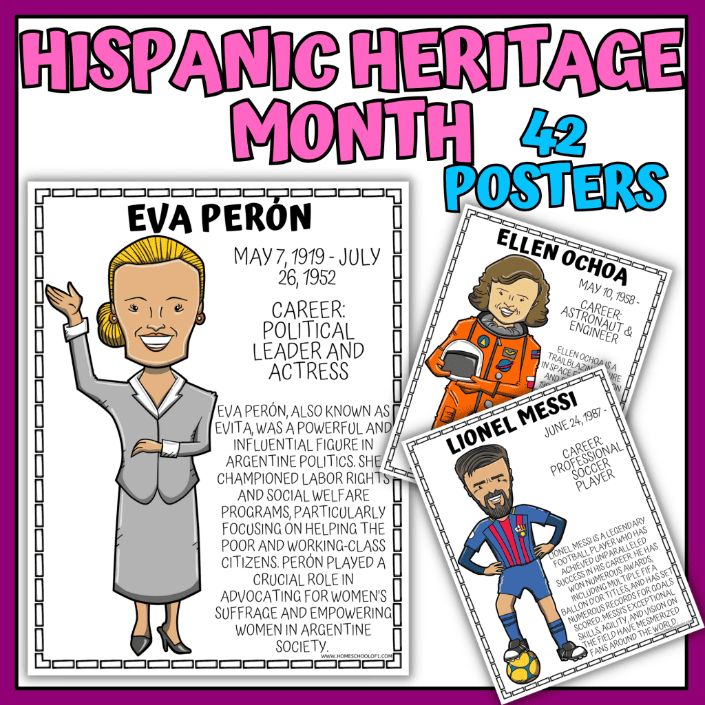 Hispanic Heritage Month Posters