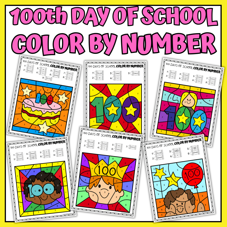 Emotions Color By Number Printables