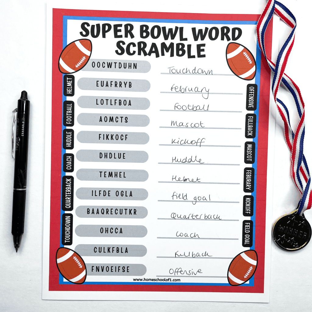 Printable Word Scramble Bundle – Educational Puzzles for Kids