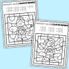 Community Helpers Color By Number Printables