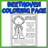 Beethoven Coloring Page
