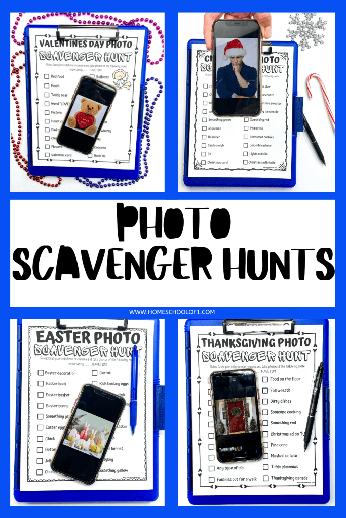 Printable Scavenger Hunt Bundle – 103 Fun Games & Clues