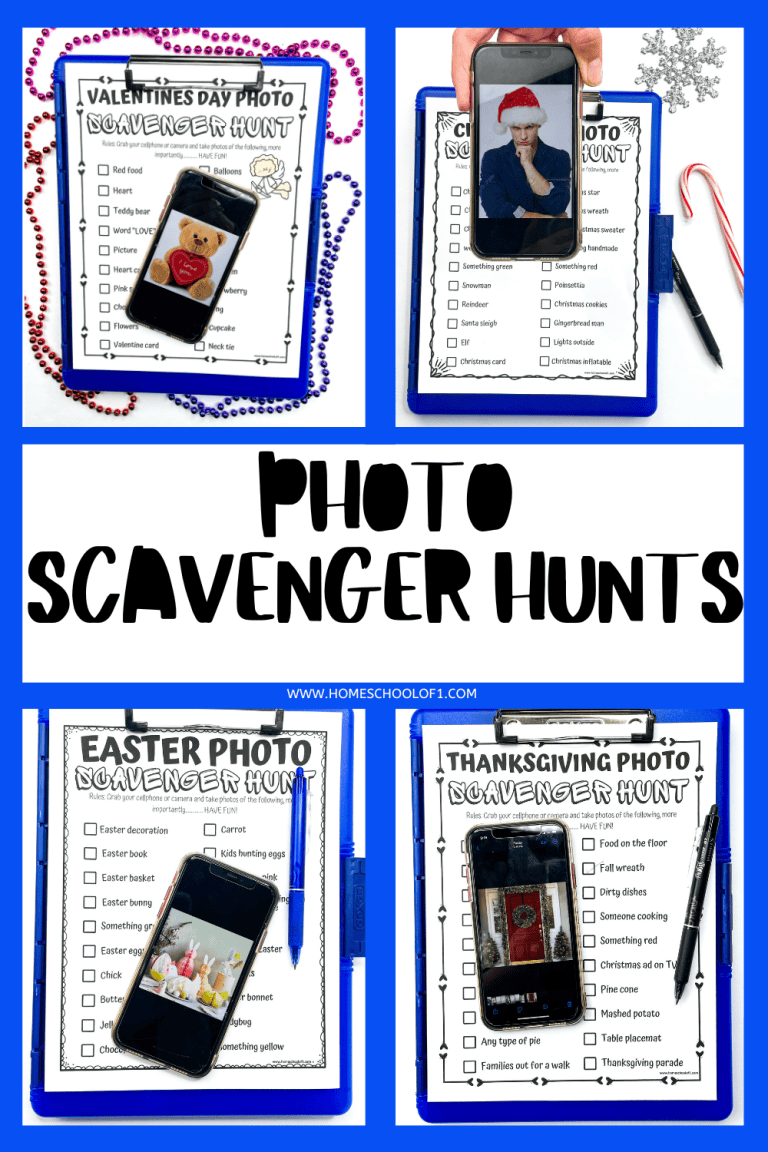 Printable Scavenger Hunt Bundle – 103 Fun Games & Clues