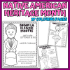 Native American Heritage Month Coloring Pages - Homeschool of 1 Shop