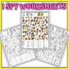 I Spy Worksheets Bundle – Fun & Educational Themes for Kids