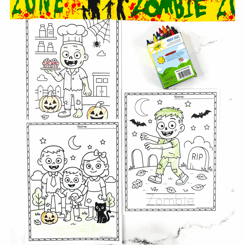Halloween Coloring Pages - 100 Printable Sheets for Kids